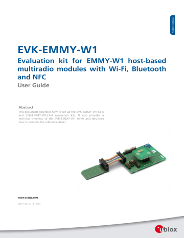 u-blox EVK-EMMY-W1 User Guide | Manualzz