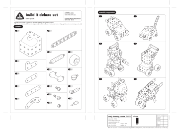 Mothercare ELC Build It Deluxe Set 143445 User Guide | Manualzz
