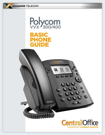 Polycom VVX 300 Basic Phone Manual | Manualzz