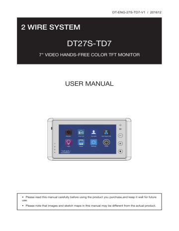 DT27S-TD7 User Manual | Manualzz