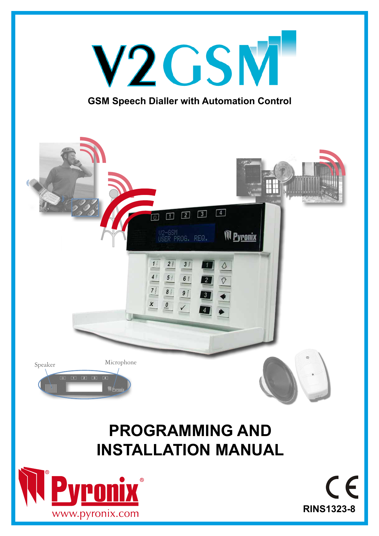 Pyronix V2 GSM Programming And Installation Manual | Manualzz