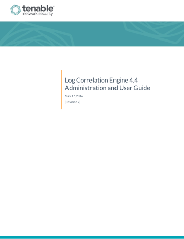 Log Correlation Engine 4.4 User Guide | Manualzz