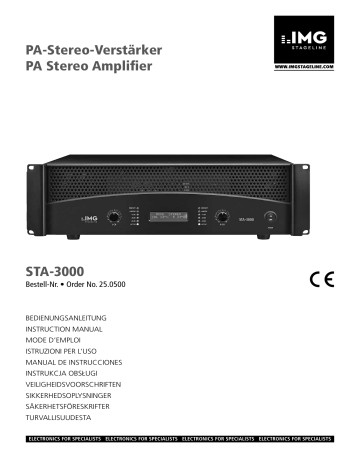 IMG Stage Line STA-3000 Instruction manual | Manualzz