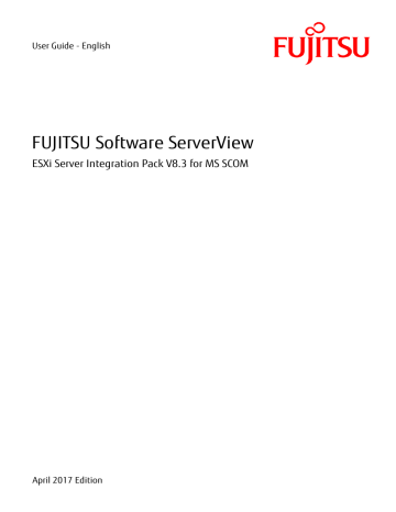 FUJITSU ServerView ESXi Server Integration Pack V8.3 User Guide | Manualzz