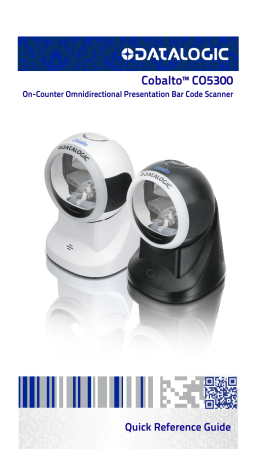 Datalogic Cobalto CO5300 Quick Reference Manual | Manualzz