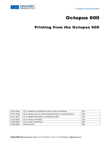 Octopus 600 | Manualzz