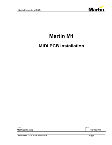M1 MIDI PCB Installation Instructions | Manualzz