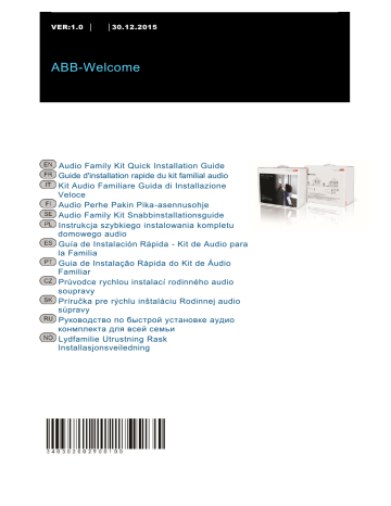 ABB Audio Family Kit Installation Guide | Manualzz