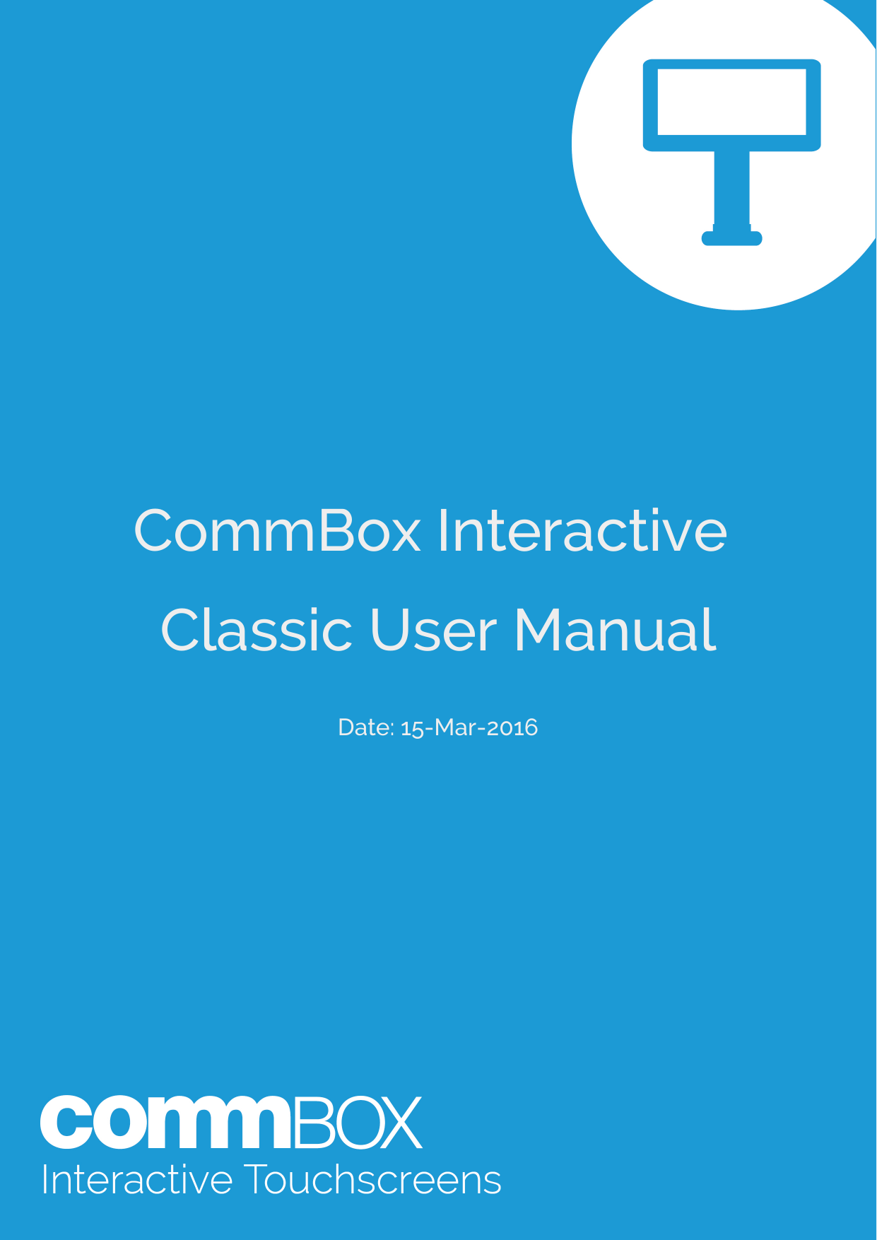 CommBox Interactive Classic User manual | Manualzz