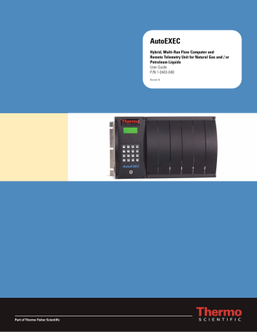 Flow Computer AutoEXEC User Guide | Manualzz