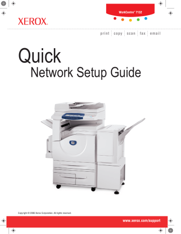 Xerox WORKCENTRE 7132, 7132 Installasjonsveiledning veiledning | Manualzz