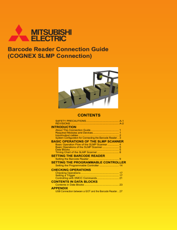 Mitsubishi Electric Barcode Reader Guide | Manualzz