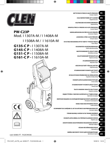 CLEN G135-CP I 1307A-M, G145-CP I 1408A-M, G151-CP I 1508A-M, G161-CP I ...