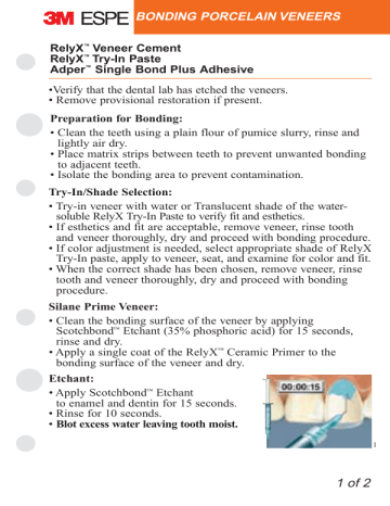 3M Scotchbond™ Universal Etchant Application Guide | Manualzz