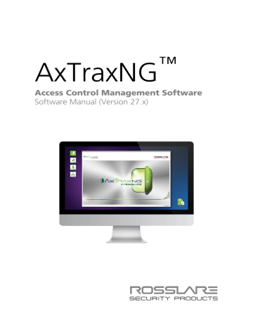 AxTraxNG Access Control Software Manual | Manualzz