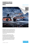 Sandvik DD422i Technical Specification | Manualzz