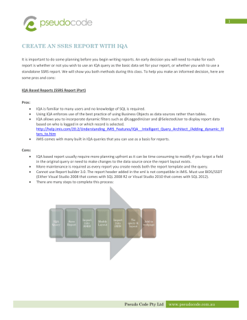 SSRS Report User Guide | Manualzz
