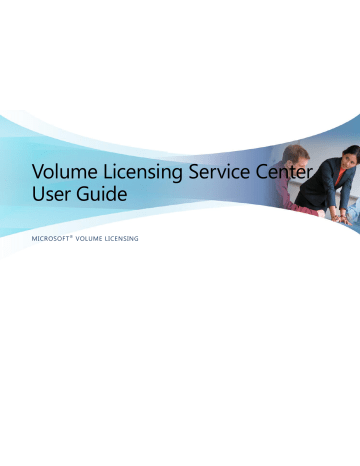 Microsoft Volume Licensing Service Center User Guide | Manualzz