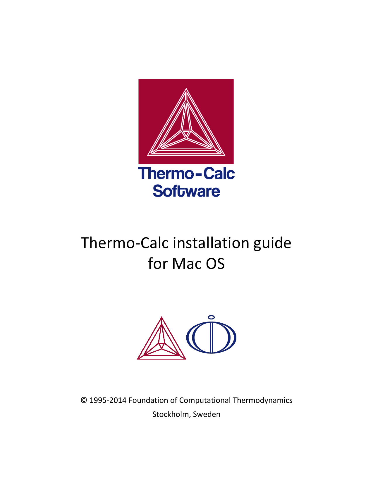 Thermo-Calc installation guide for Mac OS | Manualzz