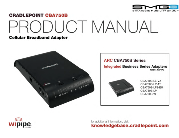 CradlePoint CBA750B-LE-VZ, CBA750B-LP-AT, CBA750B-LP2-EU, CBA750B-LP ...