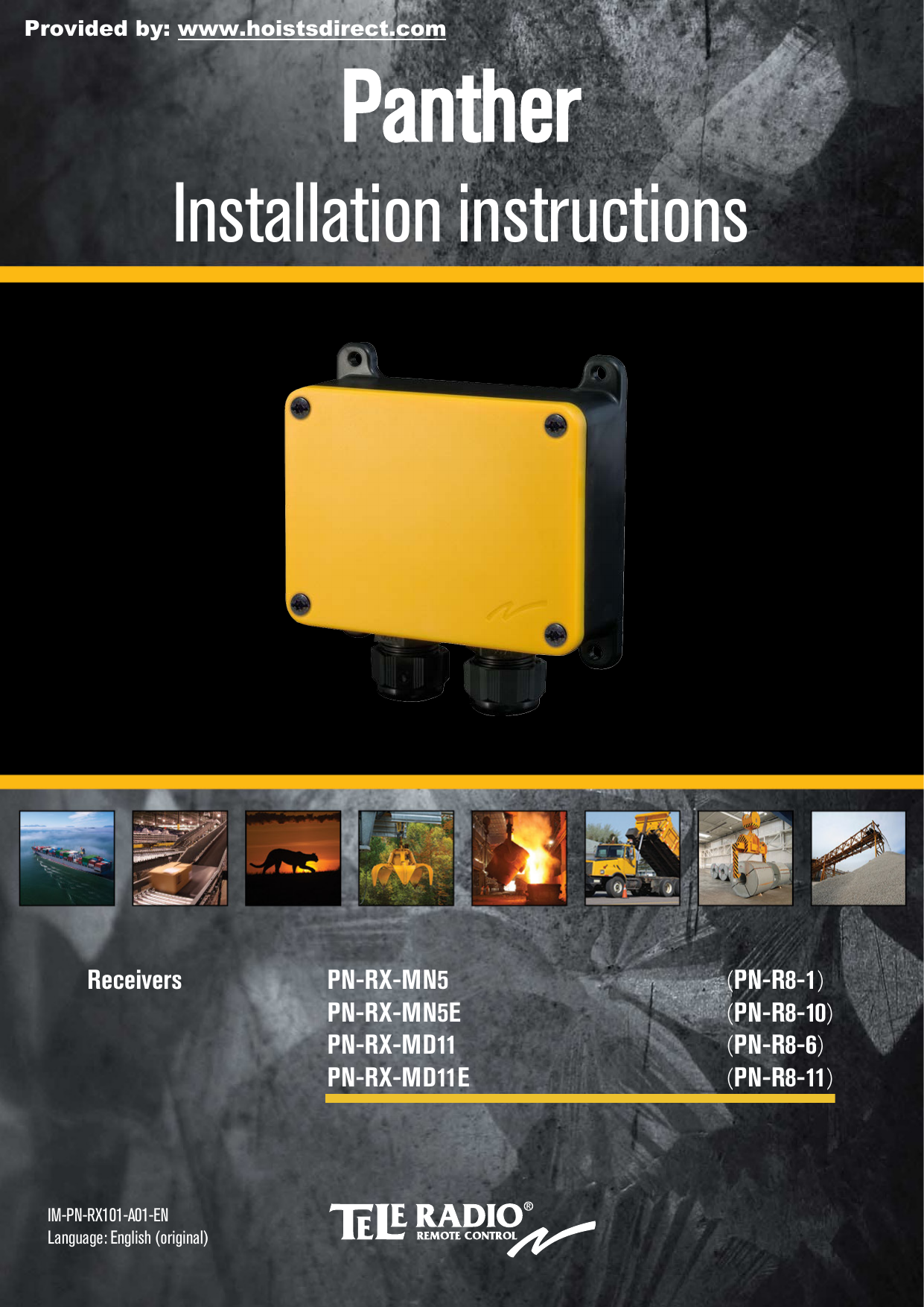 Panther PN-RX-MD11E Installation Instructions Manual | Manualzz