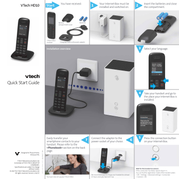 VTech HD10 Quick start manual | Manualzz