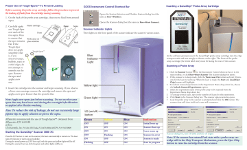GeneChip Scanner 3000 7G Quick Reference Card | Manualzz