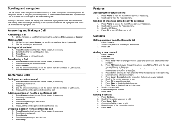 Avaya 9620 IP Telephone Quick Reference Guide | Manualzz