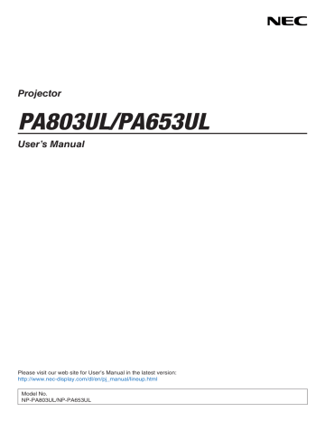 NEC NP-PA653UL-41ZL 6500-Lumen Professional Laser Installation ...