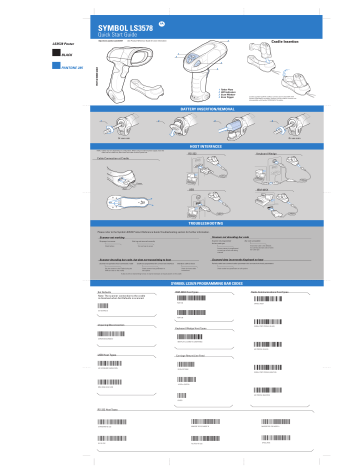 Symbol LS3578 Quick Start Guide | Manualzz