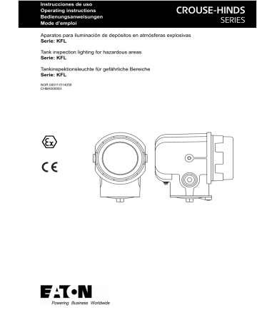 Eaton KFL 7 LED, KFL Serie, CROUSE-HINDS Serie, CROUSE-HINDS KFL Serie ...