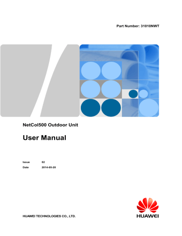 HUAWEI NetCol500 User Manual | Manualzz