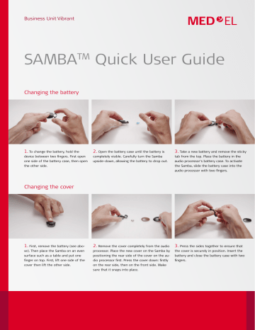 Medel Samba Quick User Manual | Manualzz