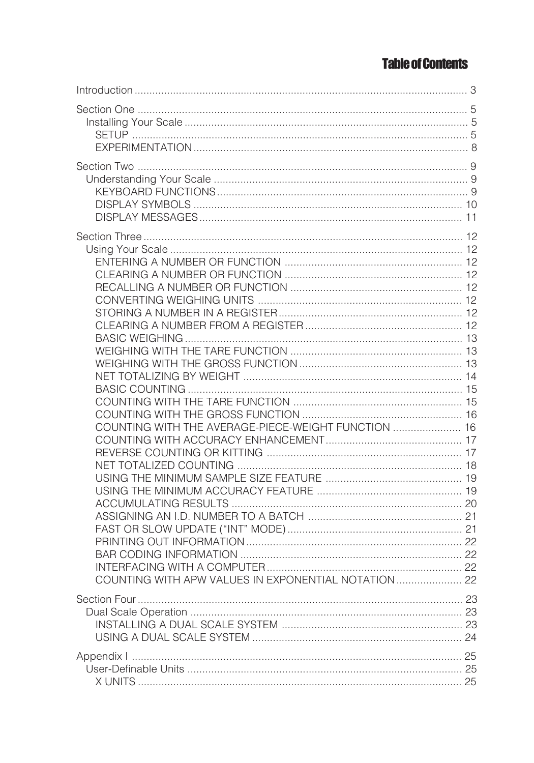 Setra Systems 140CP manual | Manualzz