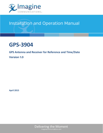 GPS-3904 Installation and Operation Manual | Manualzz