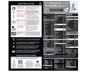 Dish Network Two-TV DVR Satellite TV System User manual | Manualzz