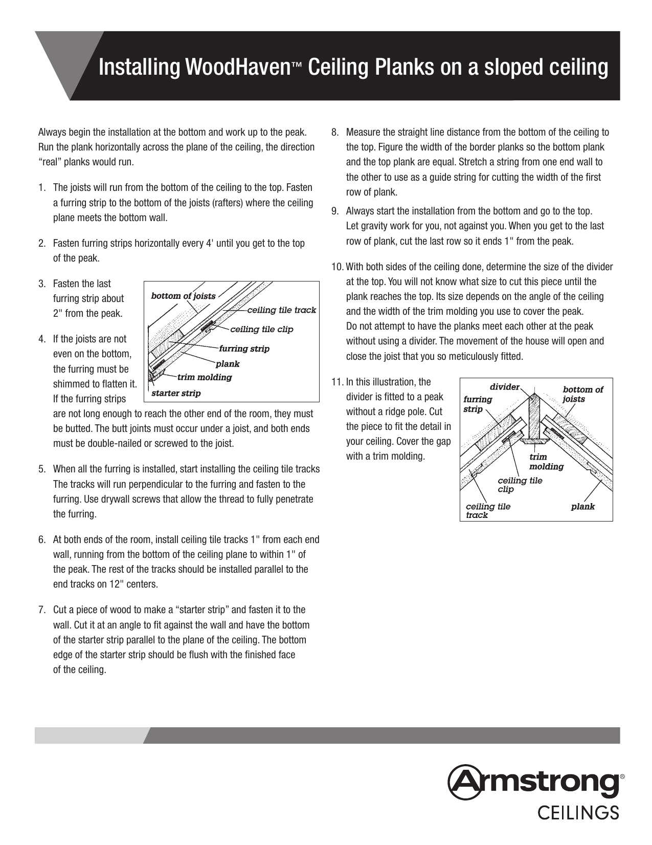 How To Install Ceiling Tile Using Furring Strips | Shelly Lighting