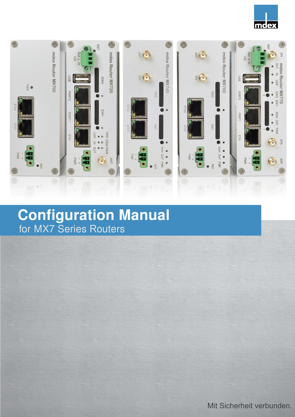 MX7 Series Configuration Manual | Manualzz