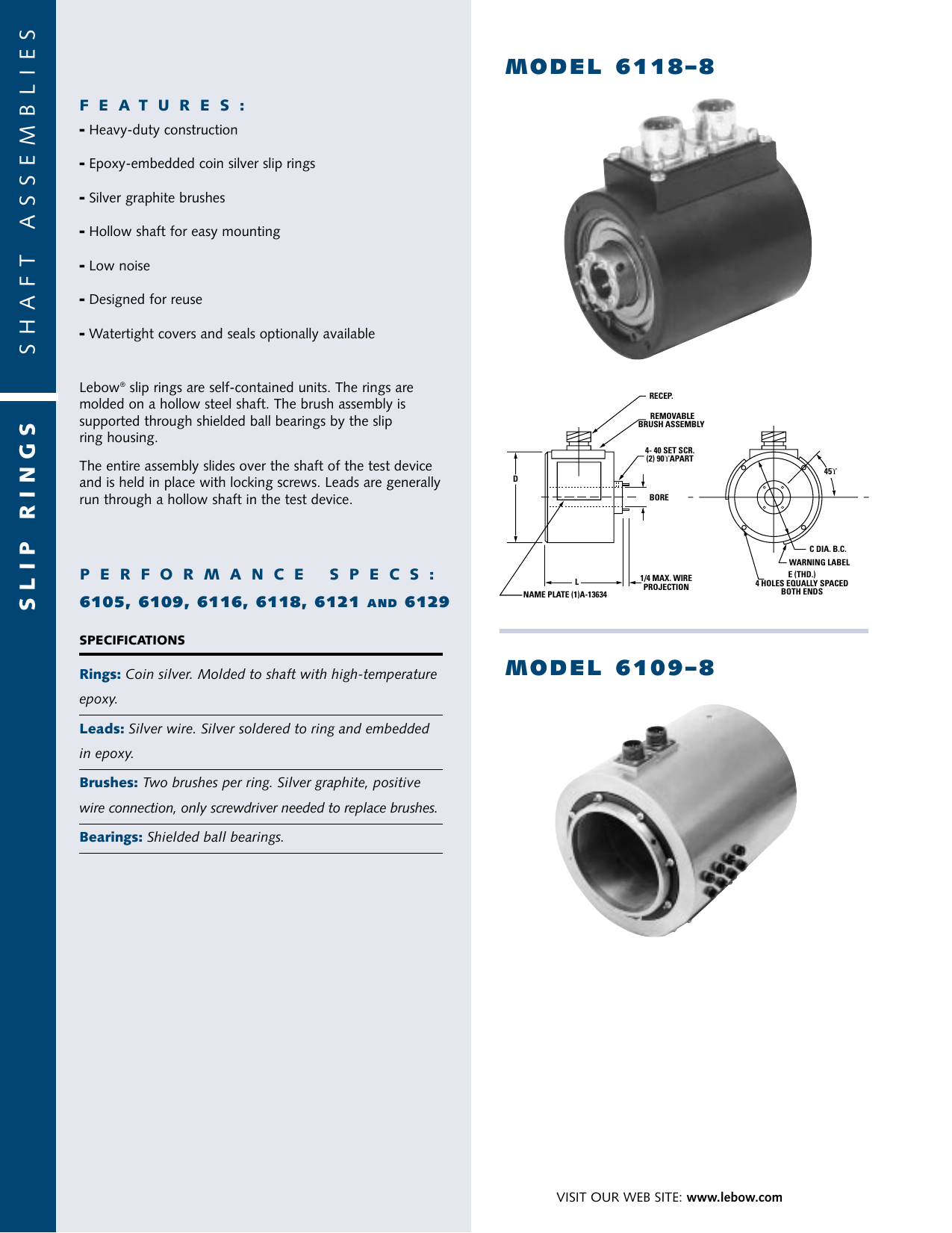 Honeywell 6105_6109_6116_6118_6121_6129 Torque Transducer Datasheet ...