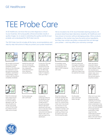 TEE Probe Care | Manualzz