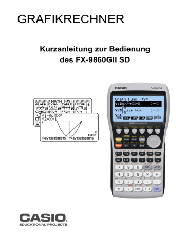 Casio FX-9860GII SD Bedienungsanleitung | Manualzz