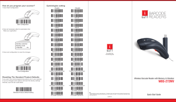 iBall Wireless Barcode Reader WBS-272MV Quick Start Guide | Manualzz