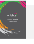 Optitex Licensing Quick Guide | Manualzz