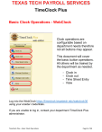 TimeClock Plus WebClock Software: AI Chat & PDF Access | Manualzz