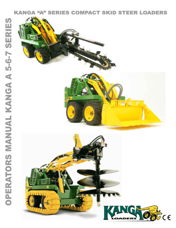 Kanga A 5-6-7 Compact Skid Steer Loader Operators Manual | Manualzz