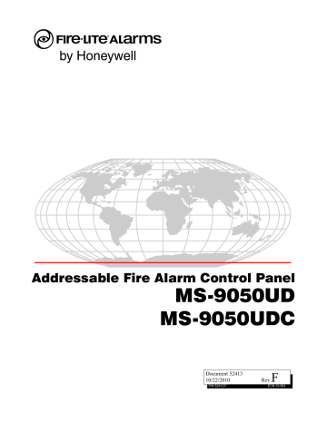 Fire-Lite MS-9050UD series manual | Manualzz