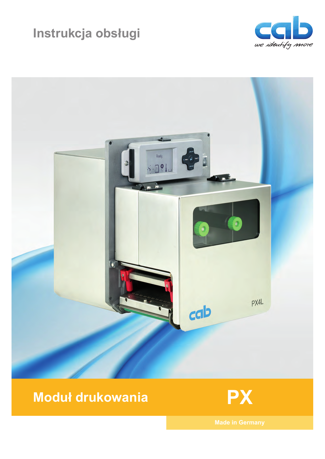 CAB PX Instrukcja obsługi | Manualzz