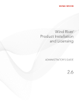 Wind River Product Installation and Licensing Administrator's Guide 2.7 | Manualzz