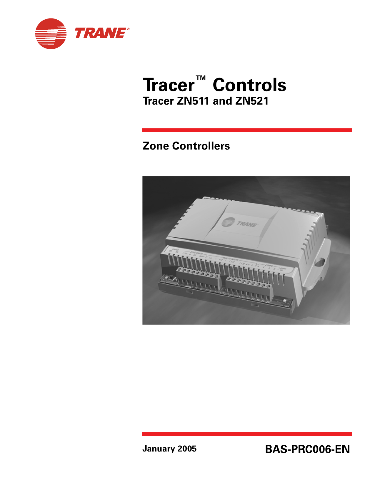 Trane Tracer ZN511 User manual | Manualzz