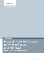 Siemens SINAMICS G120C - Reference manual, Operating instructions ...
